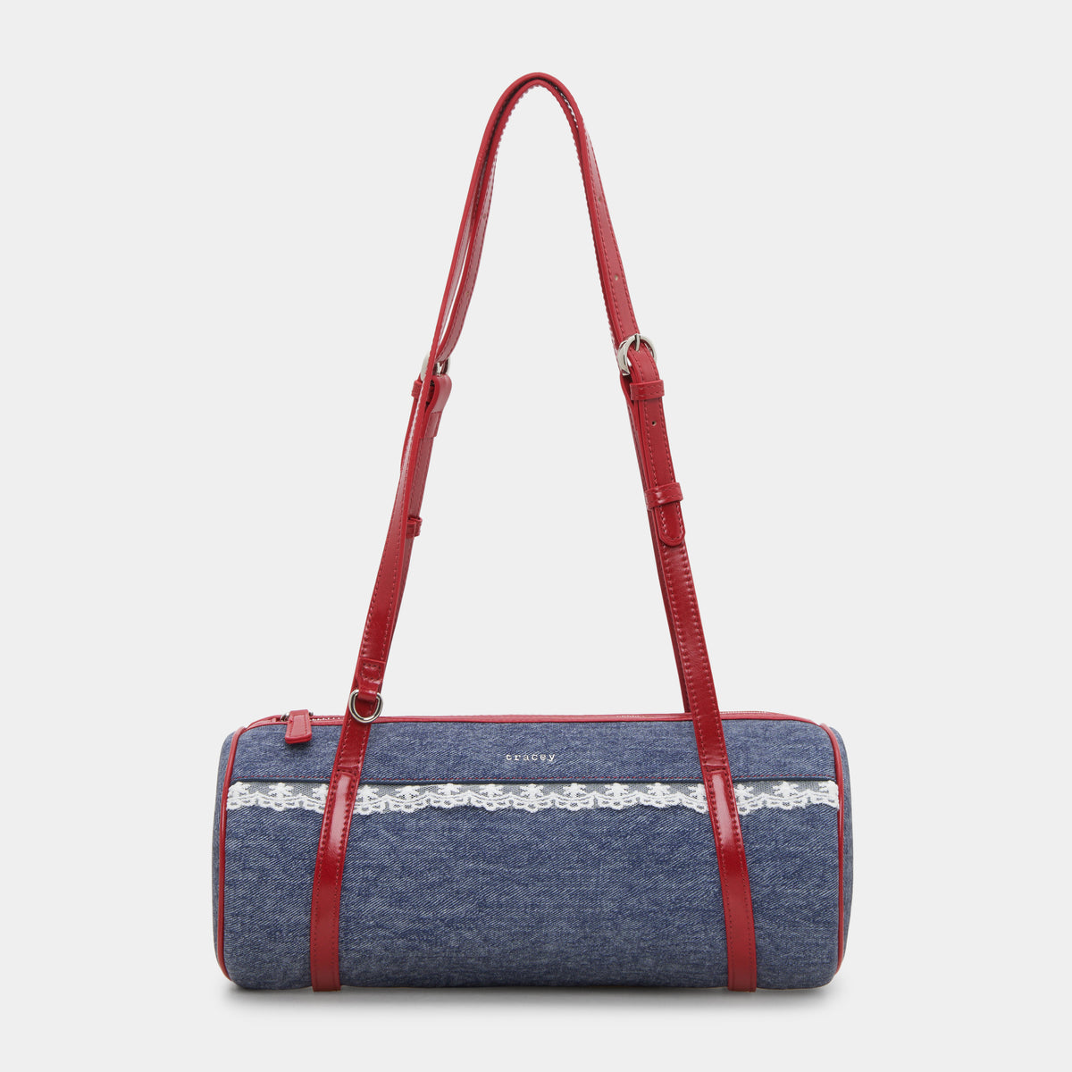 Go Lacey Denim Barrel Bag – Tracey
